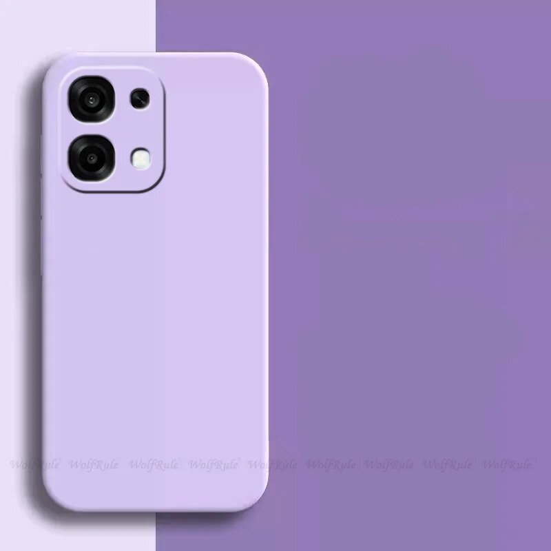 Чехол для OPPO A6 Pro, чехол OPPO A6 Pro Capas, оригинальный жидкий силиконовый чехол для телефона, задний бампер из ТПУ, противоударный мягкий чехол OPPO A6 Pro Grass Purple