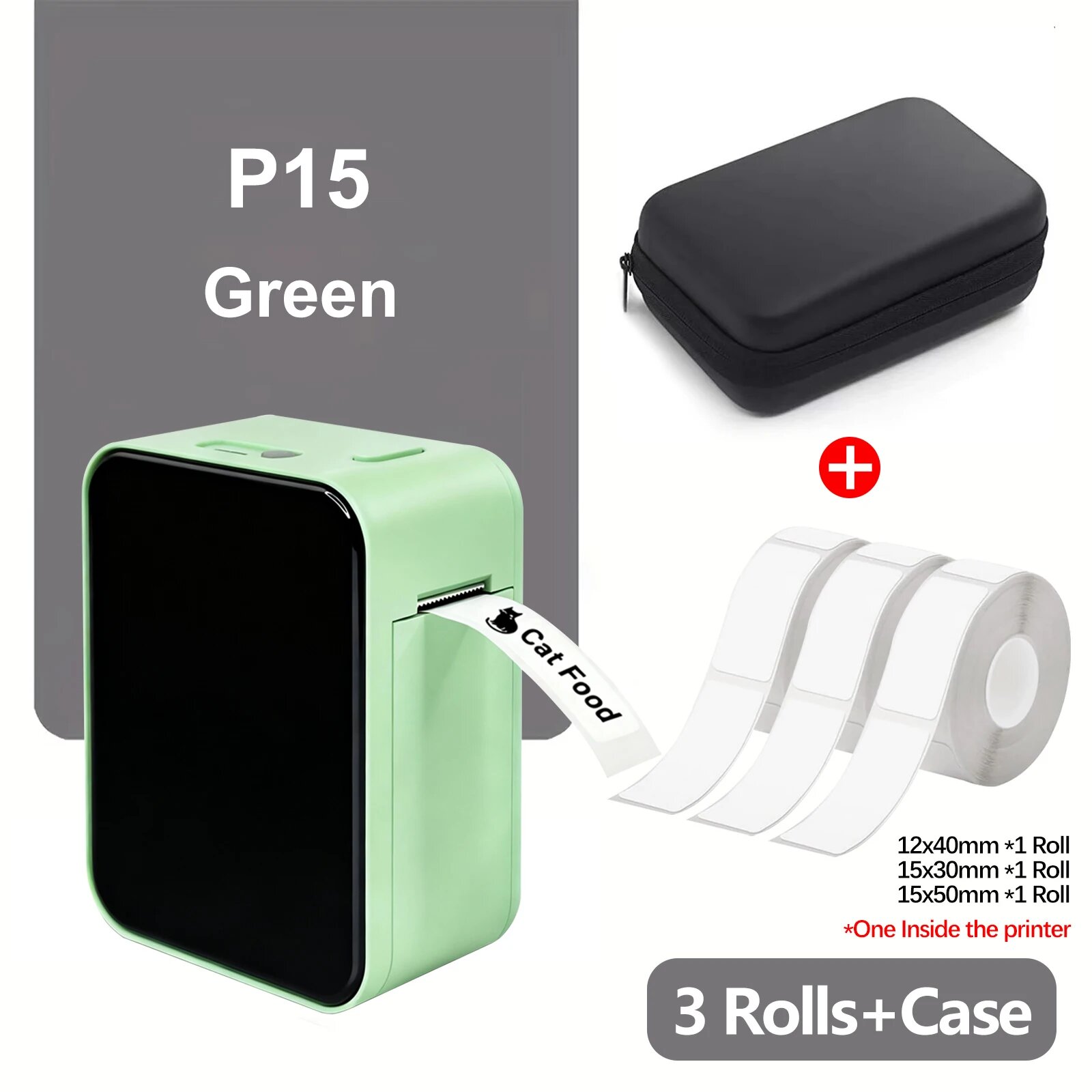 Портативный термопринтер этикеток Marklife P15, мини-термопринтер для печати этикеток, безчернильный, для самоклеящихся наклеек