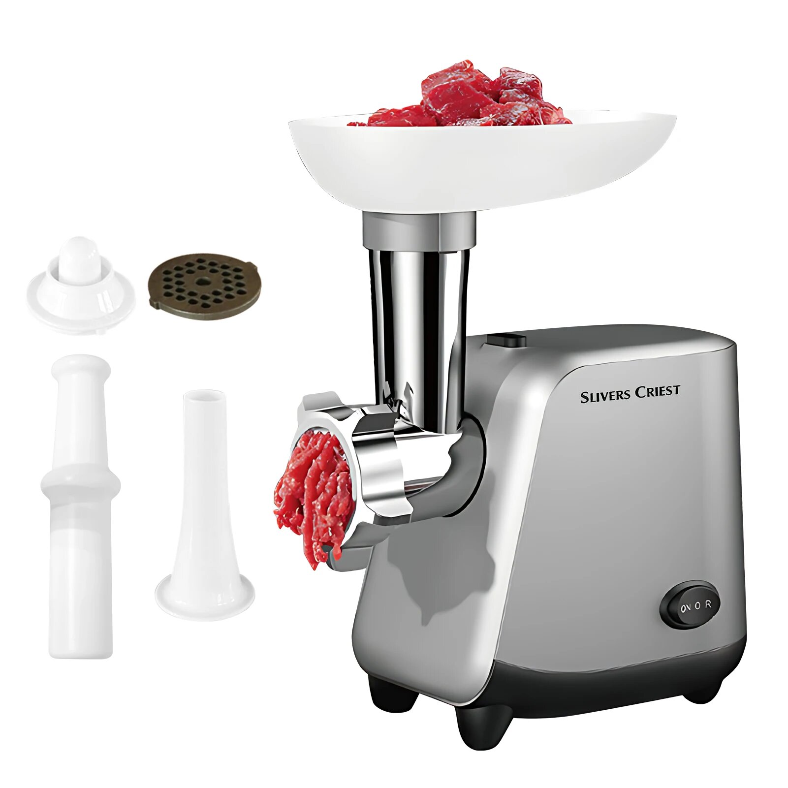 Электрическая мясорубка homgeek SLIVERS CRIEST 800 Вт