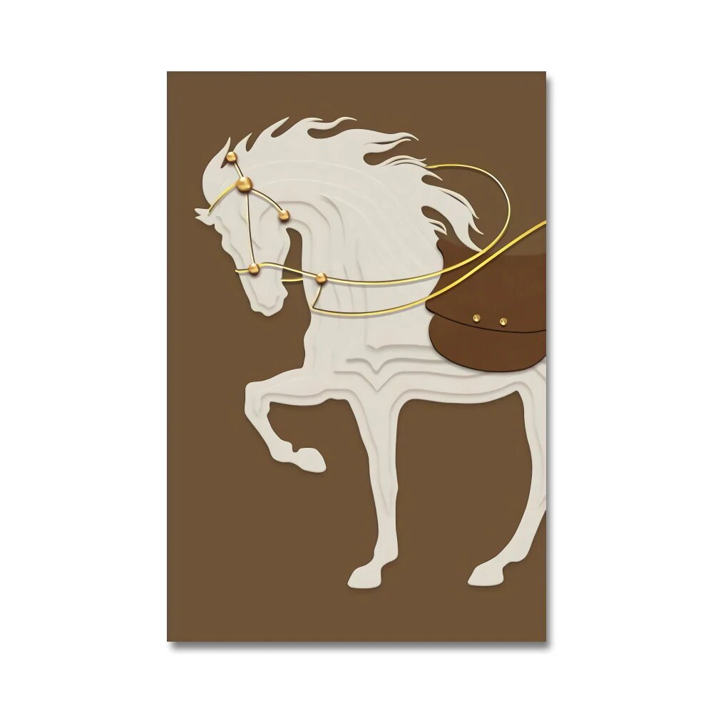 Декоративная картина "Лошадь" SELFLESSLY ART w3796 horse-2, 20x30cm No Frame