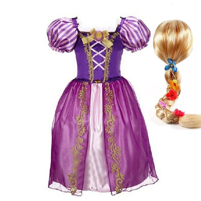 Платье Рапунцель Disney для девочек 2T(100), Rapunzel 04