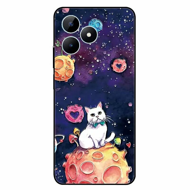 Для Realme Note 50, силиконовый роскошный мягкий чехол из ТПУ для Realme Note 50 4G, бампер для 11