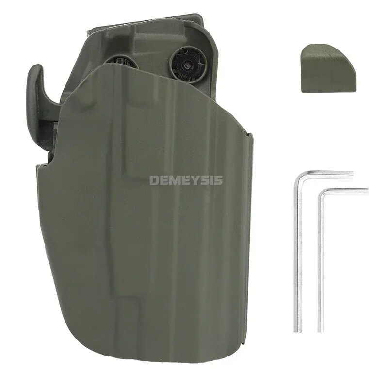Тактическая кобура Demeysis для Glock 19 23 29 32 38 H&K P30 9 мм Темно-зеленый, green