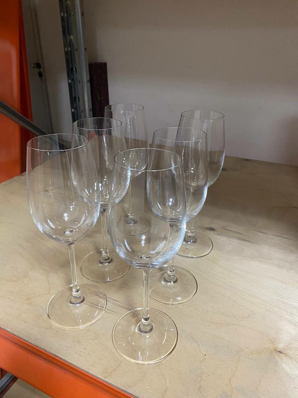 Бокалы для вина хрусталь 440 мл, 6 шт / Большие бокалы для вина, подарок женщине, девушке, маме на день рождение