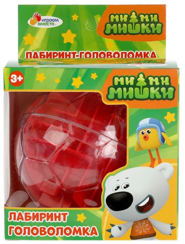 Логическая игра Ми-ми-мишки шар-лабирин, ТМ Играем вместе B2004071-R