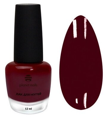 Planet Nails, Лак для ногтей с эффектом гелевого покрытия Planet Nails (885) 12мл