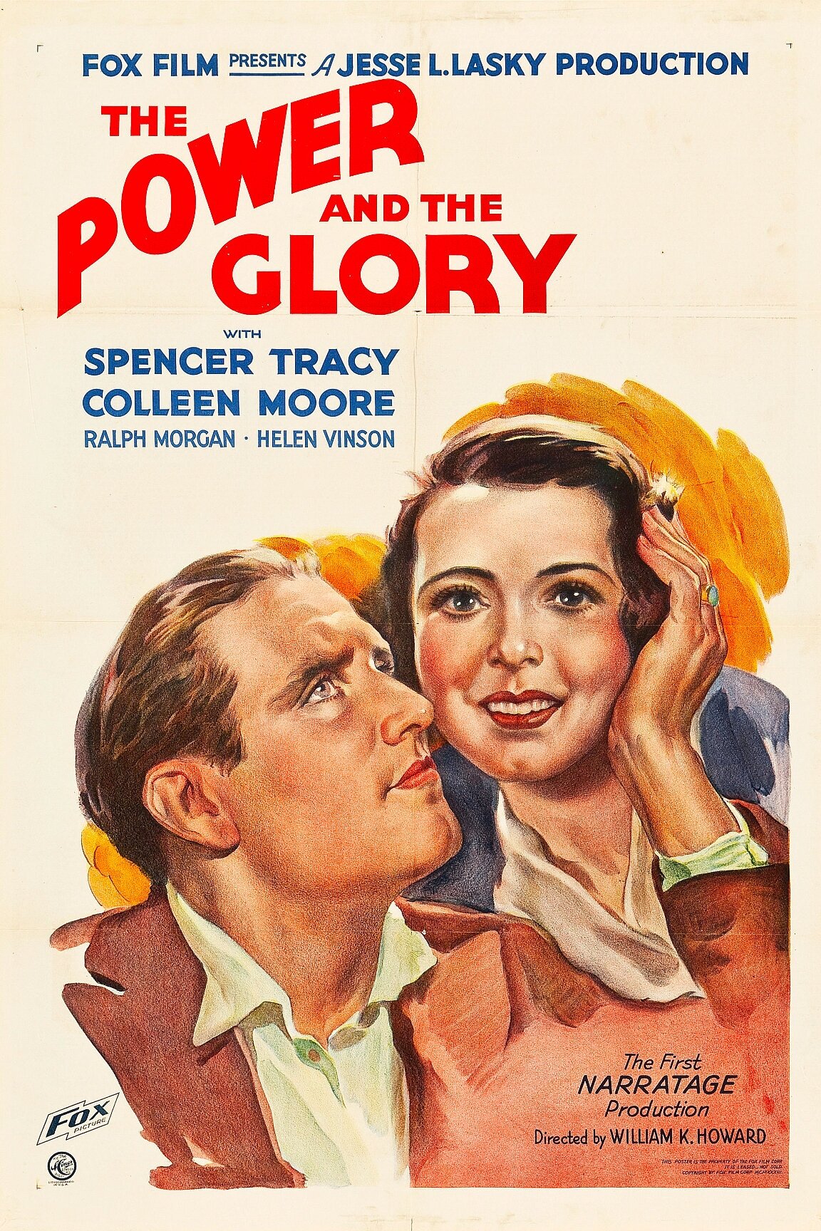 Постер / Плакат / Картина Власть и слава 1933 40х50 см в подарочном тубусе