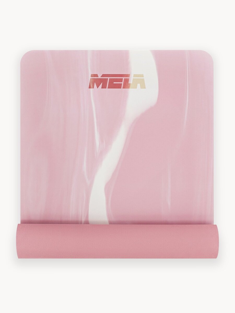 Нескользящий коврик для йоги и фитнеса каучуковый