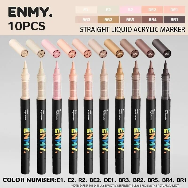 ENMY Акриловые маркеры Skin Series 10 шт