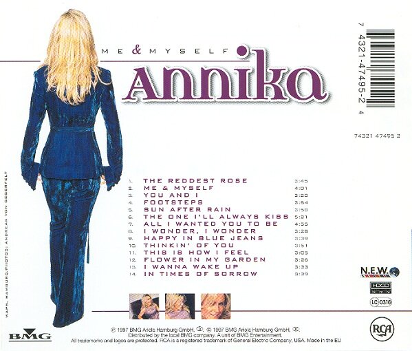 Компакт-диск Annika: Me & Myself (1 CD) — фото 1