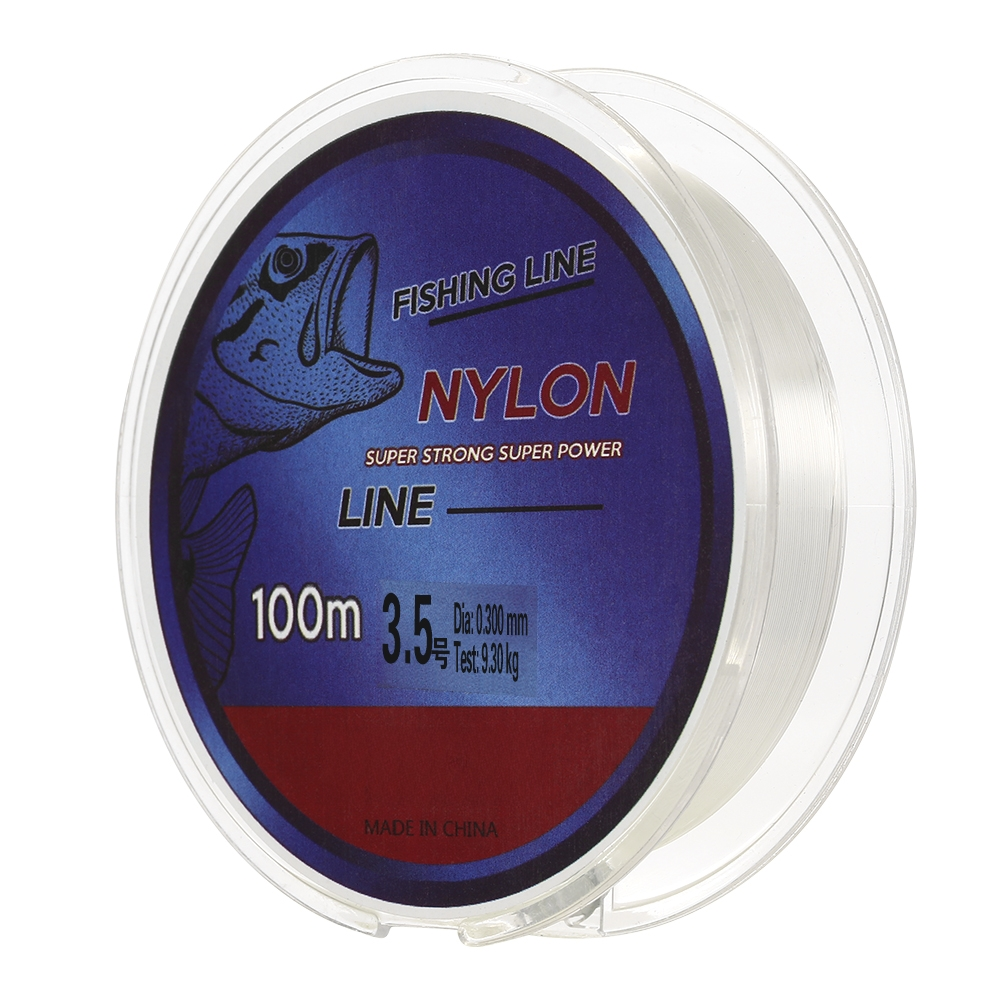 Леска для рыбалки 100м Белый Стройная Легкая Для пресной и соленой воды Материал PE Линейка 0.4/0.6/0.8/1.0/1.2/1.5/2.0/2.5/3.0/3.5/4.0/5.0/6.0 Диаметр 0.105-0.450мм Прочность на разрыв 1.2-14.5кг