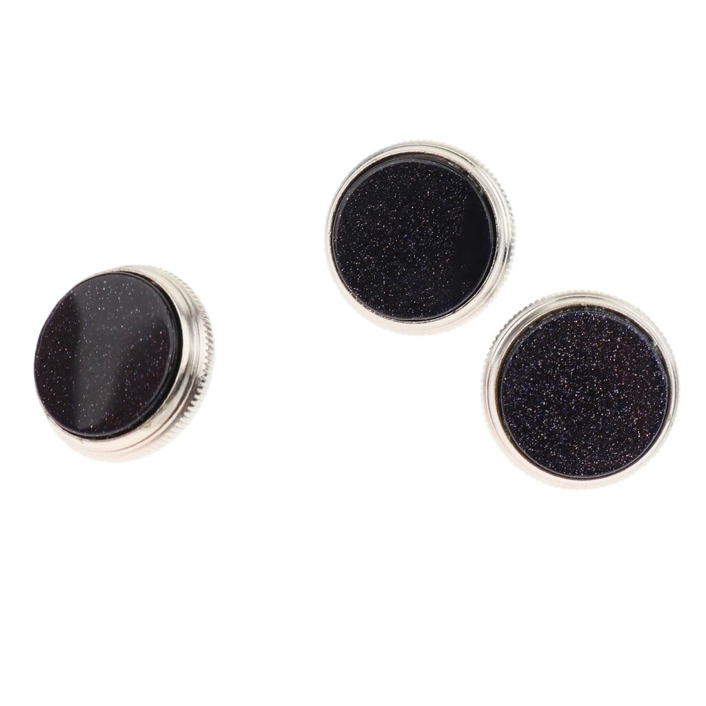 Набор кнопок для трубы 3 шт. Черный, A
