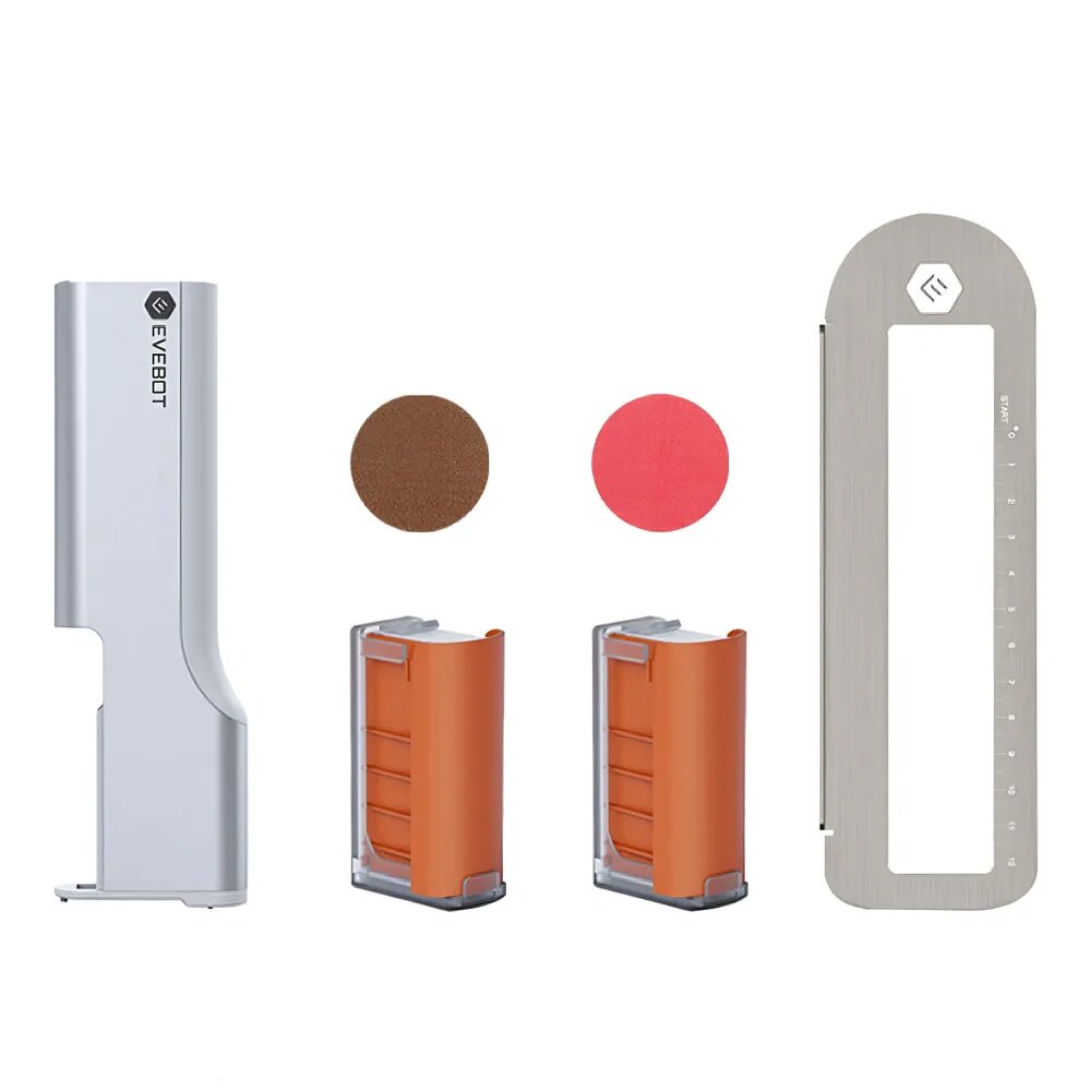 EVEBOT Принтер струйный ручной пищевой принтер EVEBOT PrintPen, Подходит для ресторанов, пекарен, кафе, отелей, домов, бежевый, темно-розовый