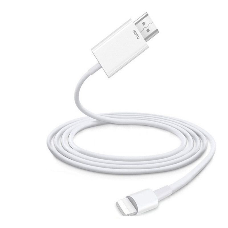 Конвертер цифрового аудио и видео в HDMI/цифровой AV, совместимый с Apple Type-C и Lightning