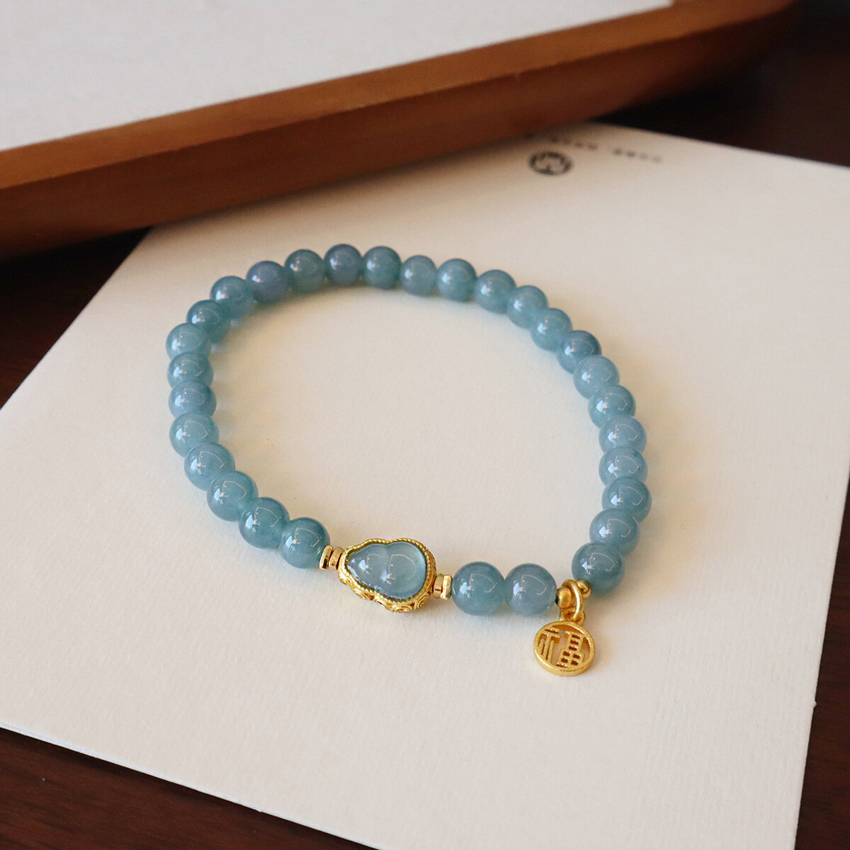 Браслет для гадания, YM Mall из камня с подвеской Привлечение индивидуальности и удачи