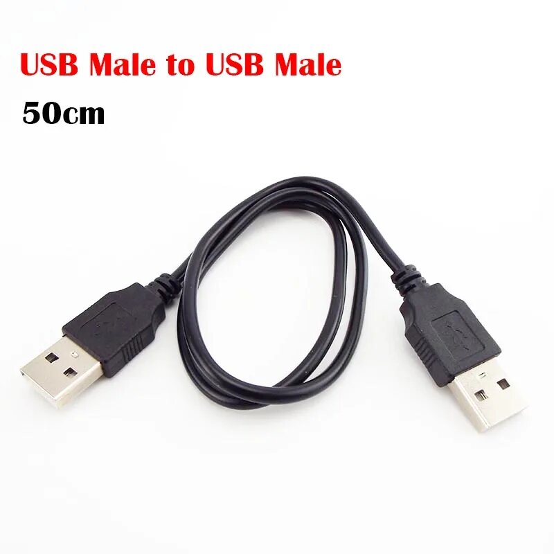 50 см, 5 В, USB A, переходник «папа-папа», соединительный кабель, удлинитель, удлинитель, USB-usb, провод, линия питания B4