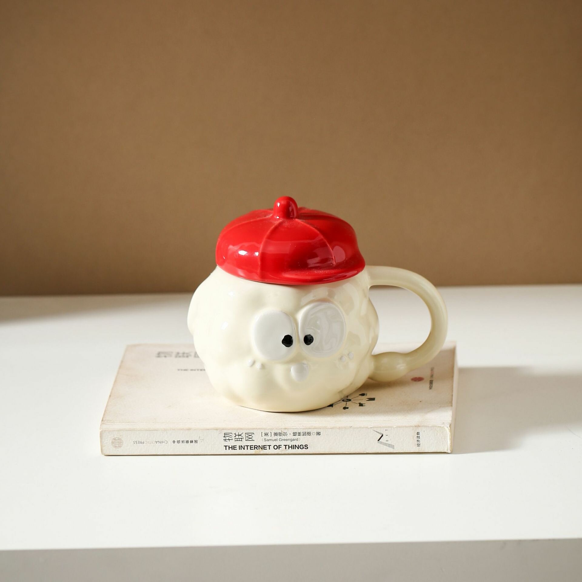 Милый керамический кружка с крышкой, чашка для завтрака, подарок на День детей, пара кружек для воды, женская кофейная кружка