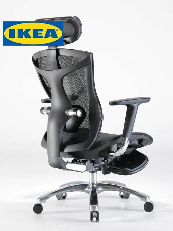 Эргономичное офисное кресло Sihoo V1 с сетчатым сиденьем, подставкой для ног и 4D-регулировкой для высоких людей (180-195 см)