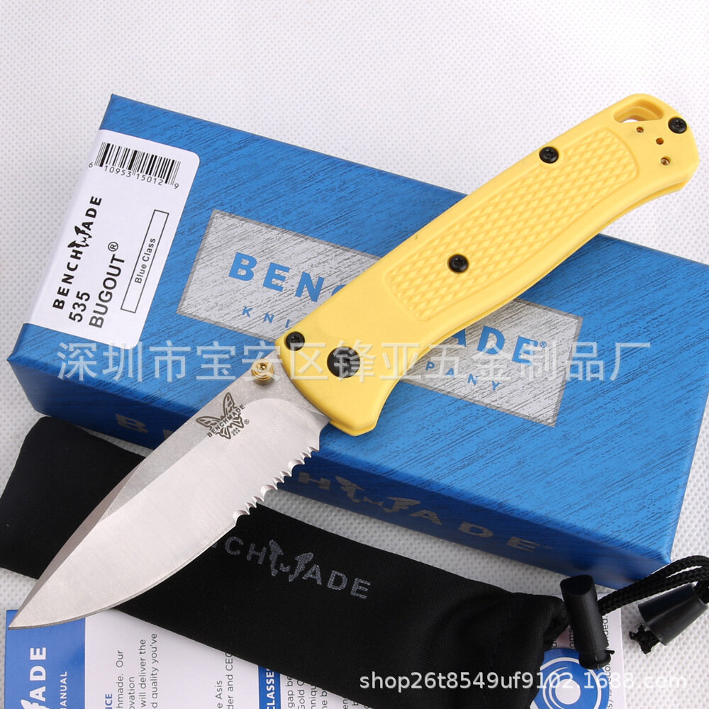 Нож Benchmade Butterfly -434.999999999% off CNC с высокой твердостью, острый BM535, складной портативный карманный нож для кемпинга на открытом воздухе