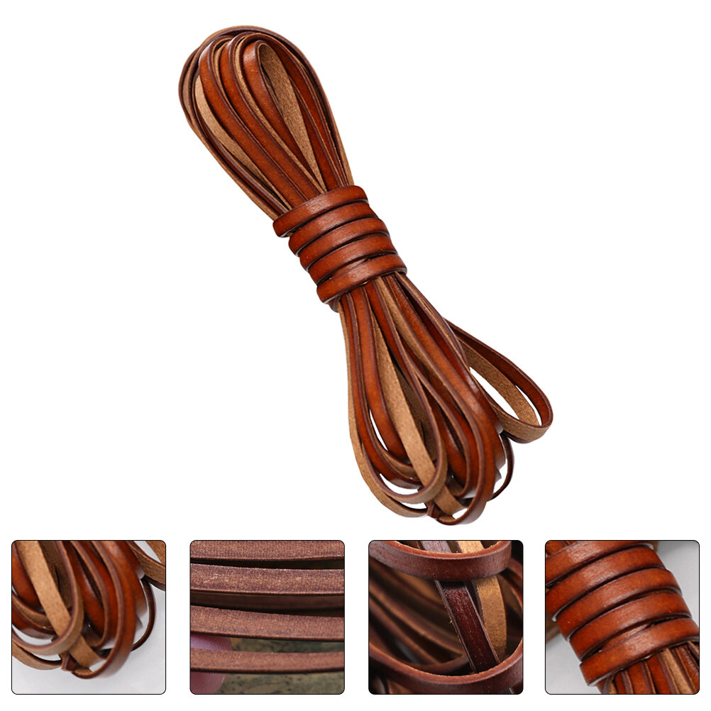 Рулон натуральной телячьей кожи коричневого цвета для рукоделия и изготовления украшений