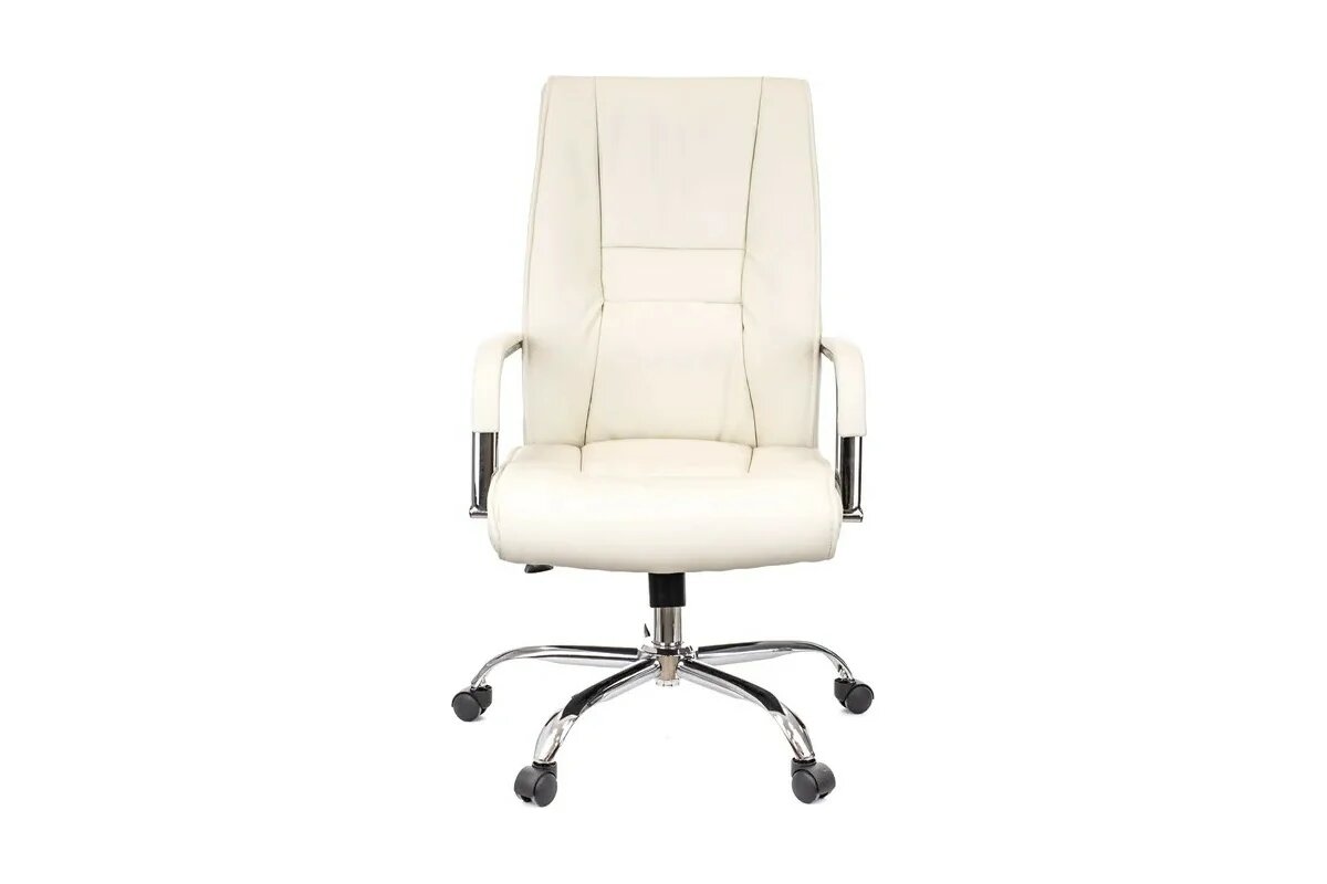 Компьютерное кресло Everprof Kent TM EC-335A PU, для руководителя, экокожа, кремовое