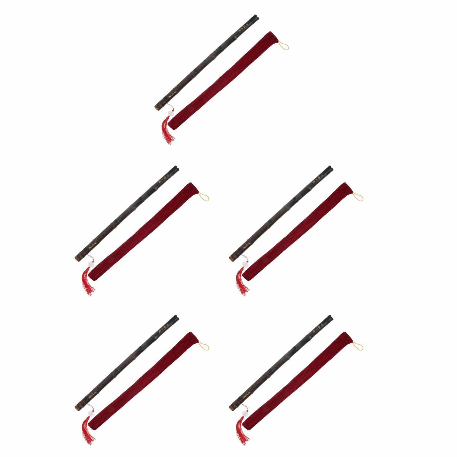 Деревянная вертикальная флейта дицзы с восемью отверстиями для традиционного музыкального инструмента