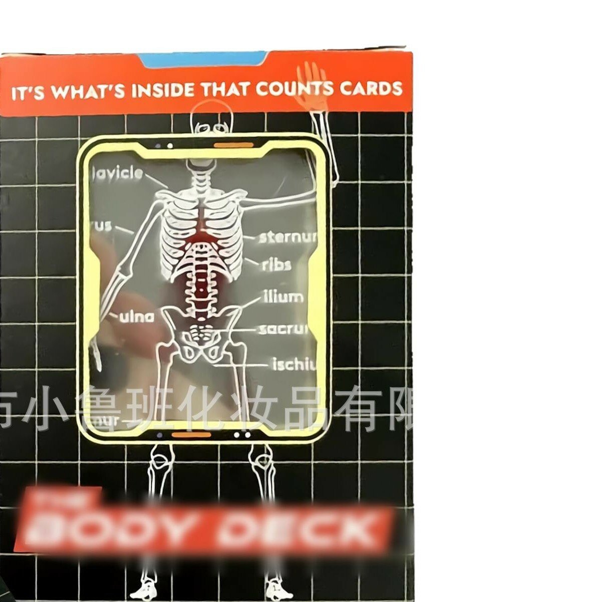 Кросс-бордерные игральные карты с анатомией человека, веселые игральные карты с анатомией человека