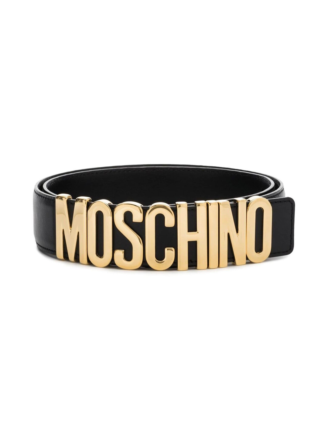 Ремень MOSCHINO для женщин, размер 40, черный — фото 1
