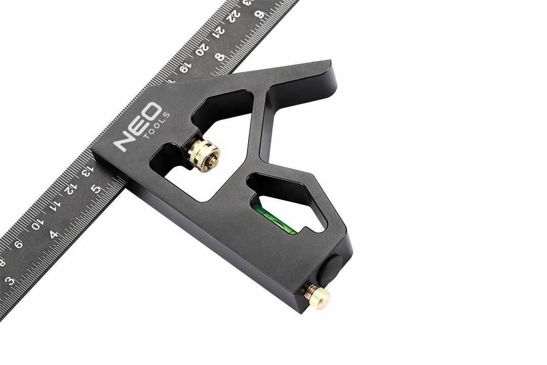 Угольник комбинированный, квадрат NEO TOOLS 30 см 72-127