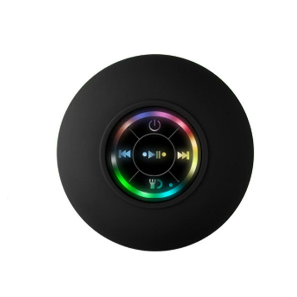 Водонепроницаемая Bluetooth-колонка для душа с присоской, Черный