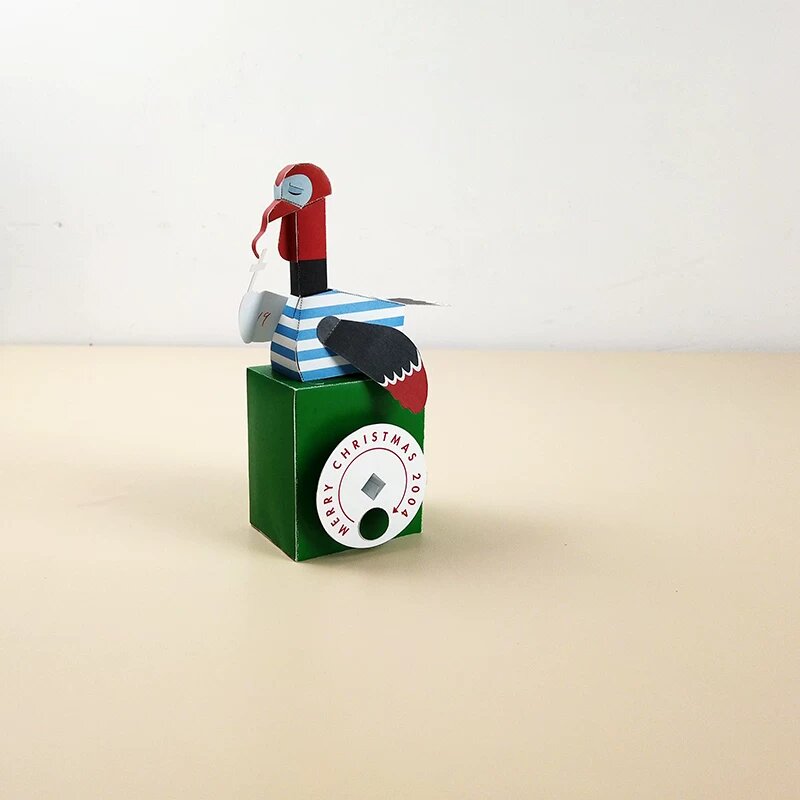 DIY Модель Молящегося Индюка - Ручная Поделка из Бумаги для Взрослых