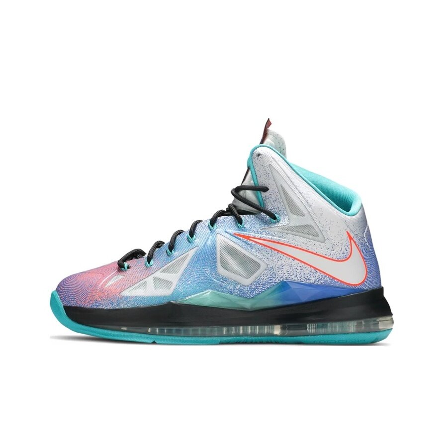 Кроссовки NIKE Lebron 10, размер EU 43 стопа (27.5CM), синий — фото 1