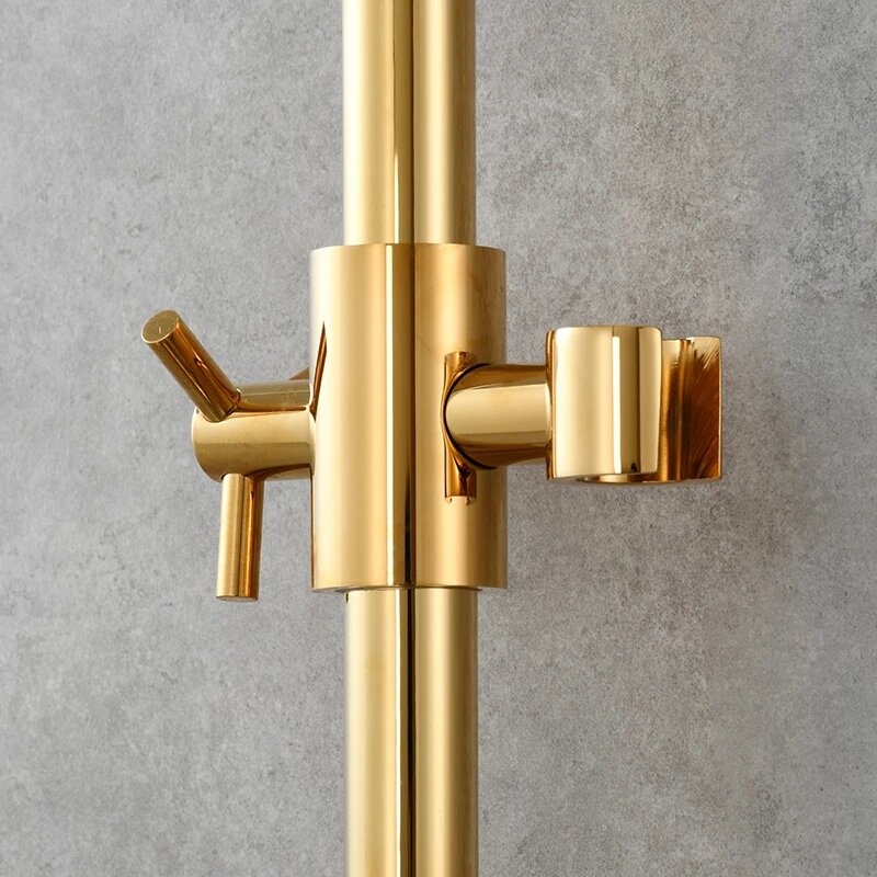 Держатель для душа Ciencia из латуни Titanium Gold