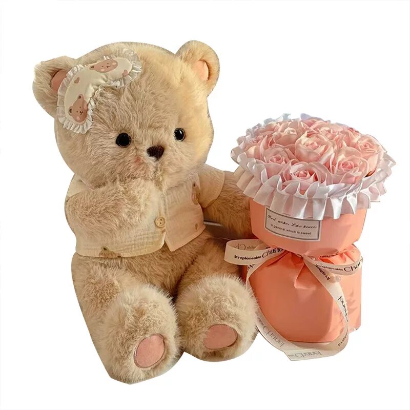 Мягкая игрушка-медвежонок Bedtime Bear Sweetheart Goddess в подарочной сумке с увеличенным объемом, детский подарок на