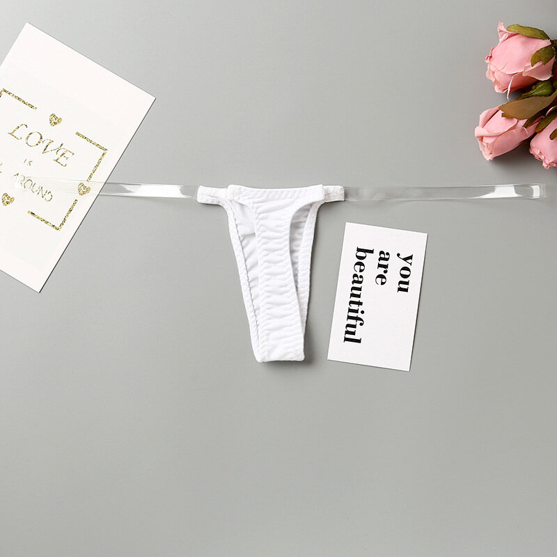 Сексуальные маленькие трусики-стринги Meichunfei для женщин в европейском и американском стиле, бикини, невидимые, прозрачные, с тонкими бретелями, новый стиль