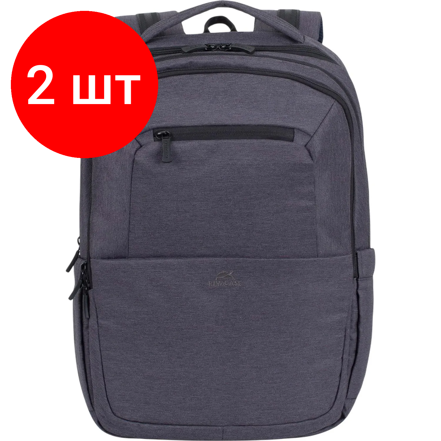 Комплект 2 штук, Рюкзак для ноутбука RIVACASE 7765 black Suzuka-ECO 16 (20л) / 6