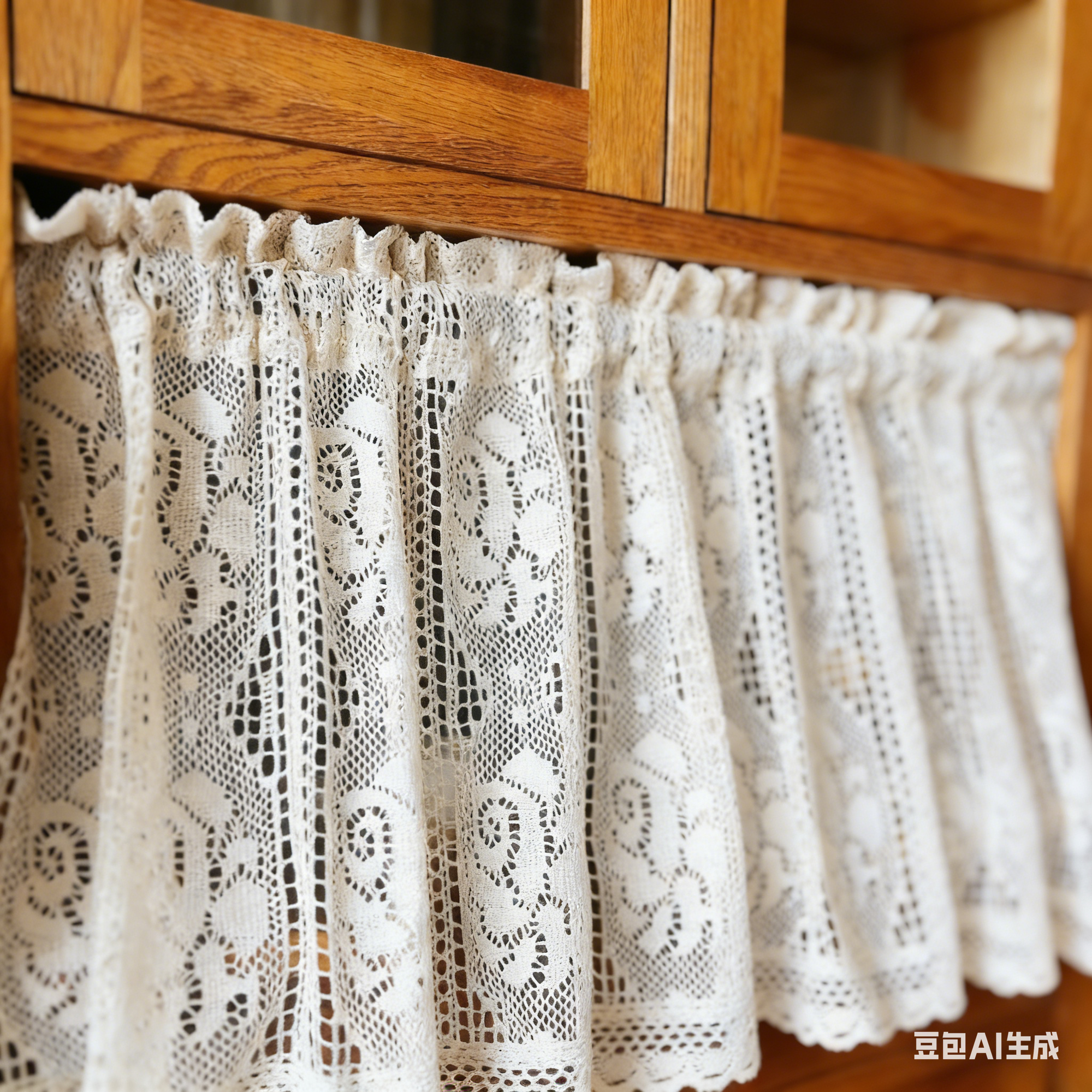 Льняные короткие шторы, 1 ШТ. 115ХН55СМ, белые, на штанге (без штанги)