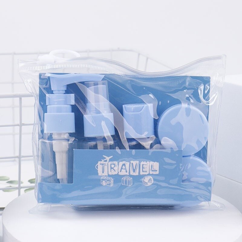 Дорожные перезаправляемые бутылки для косметики, шампуня, лосьона, портативные пустые бутылки с помпой