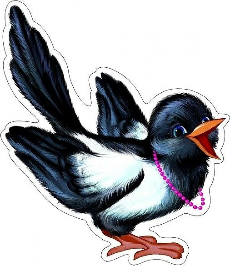 Плакат мини вырубной Сорока ФМ-009054, 23*26 см картон односторонний