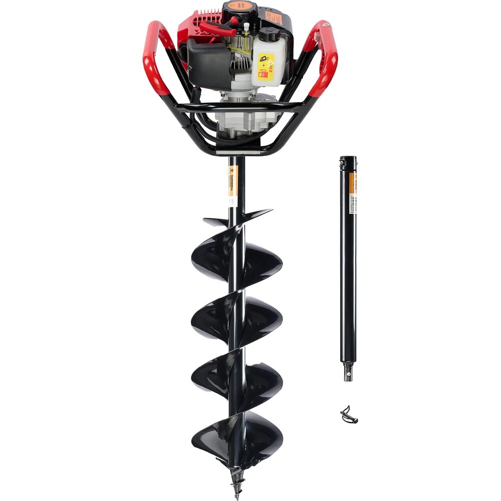 Специальный профессиональный комплект мотобур BURAN DT-250 со шнеком HARDDRILL 200x800 и удлинителем PLUS-500 S00135