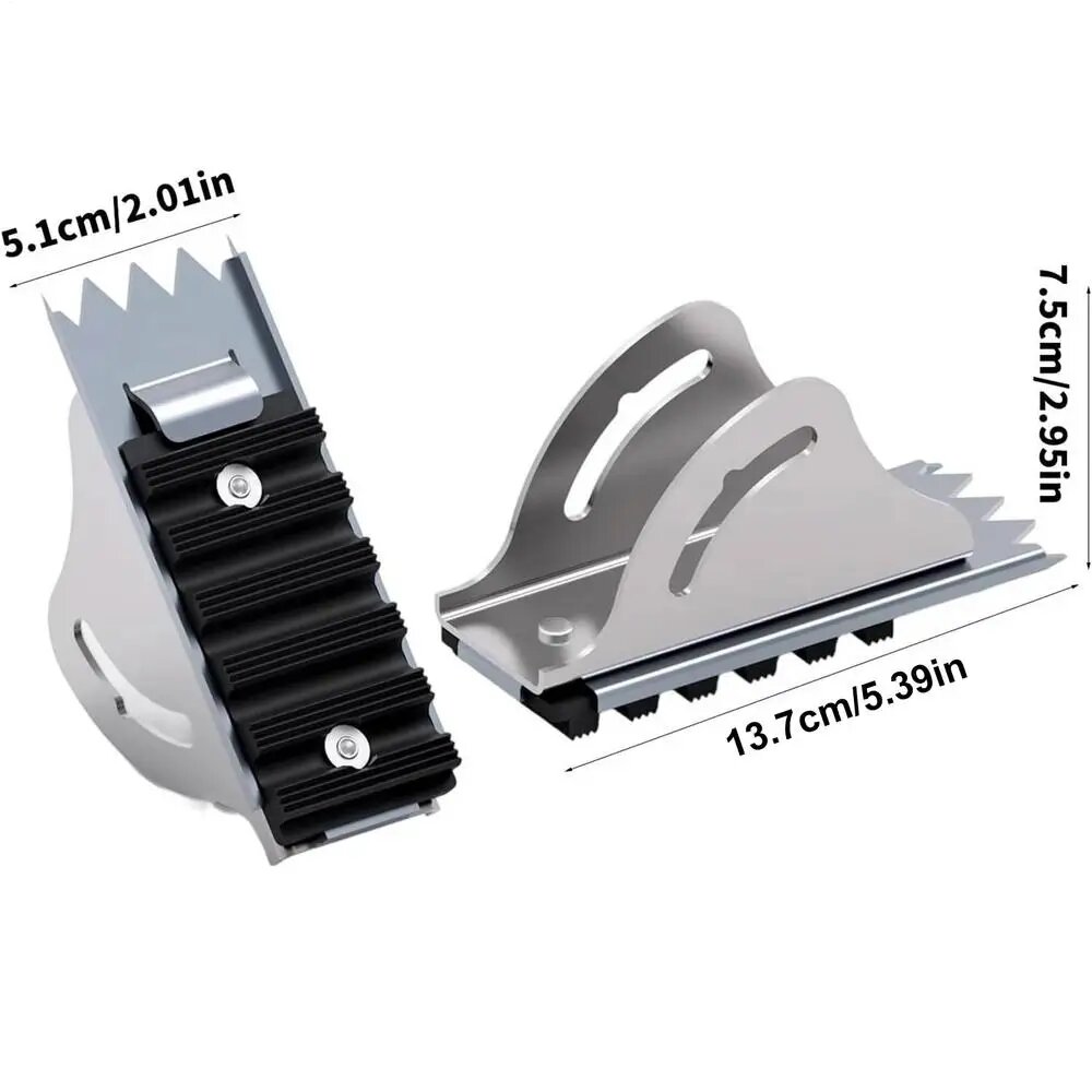 Лестничные опоры алюминиевые антискользящие