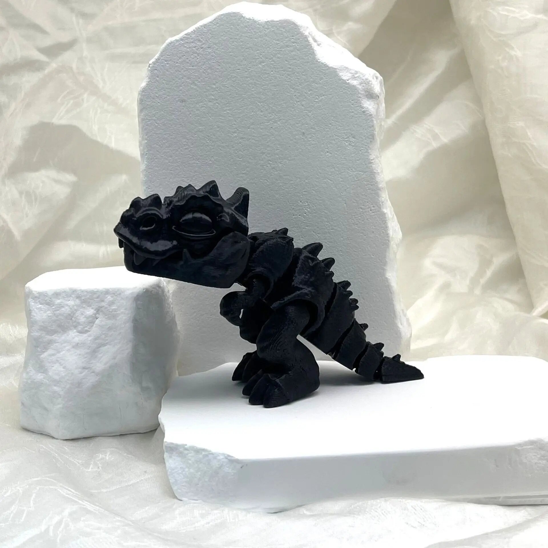 3D печатный динозавр с подвижным суставом, реалистичная фигурка Юрского периода, милая 3D печатная игрушка, шарнирная игрушка-непоседа для влюбленных, домашний декор