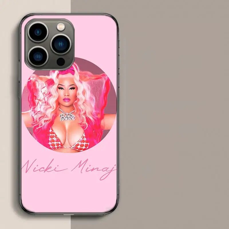 Чехол Nicki Minaj для iPhone 13, QH856-7, розовый