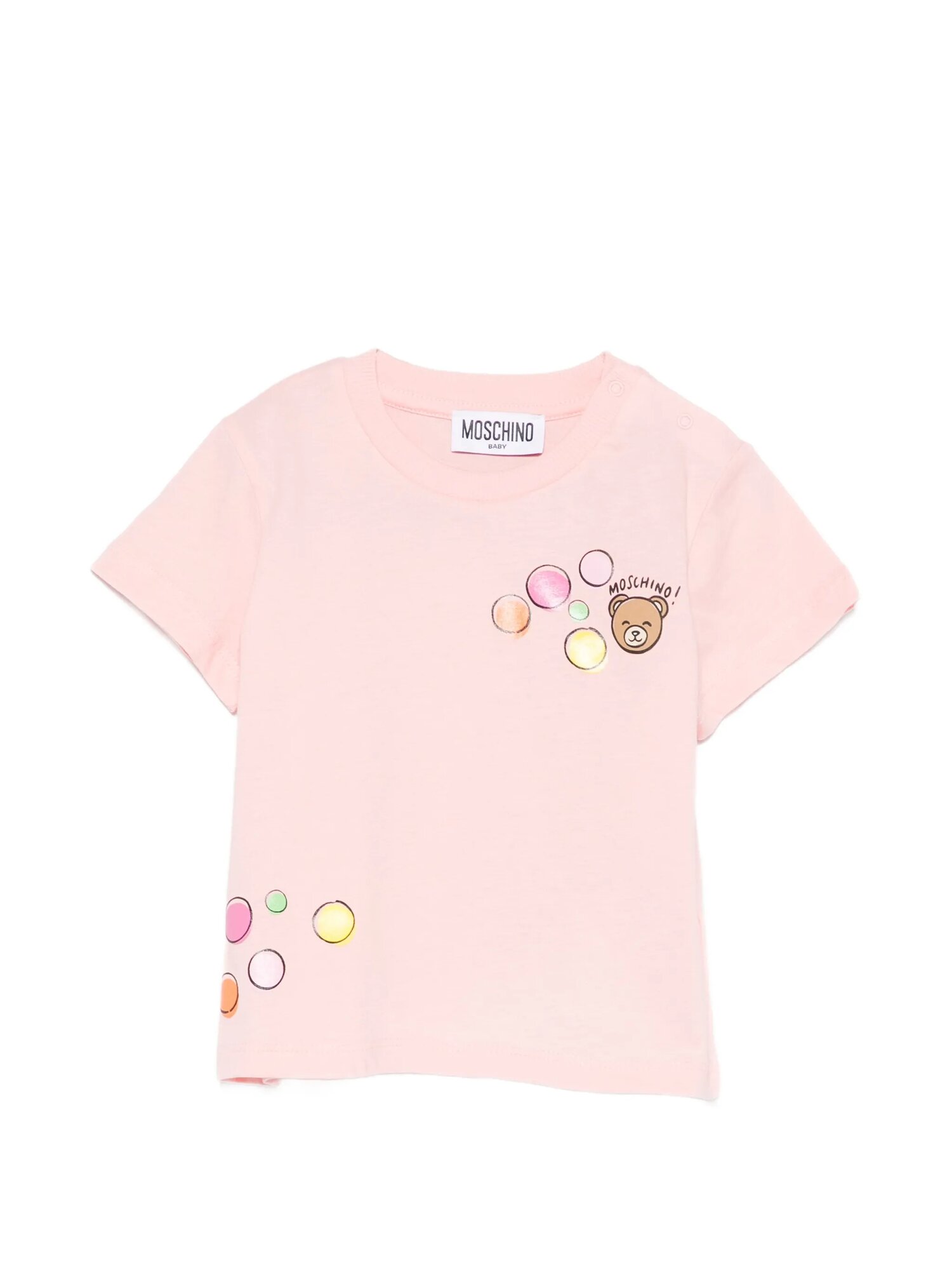 Футболка MOSCHINO Bubble-detail T-shirt