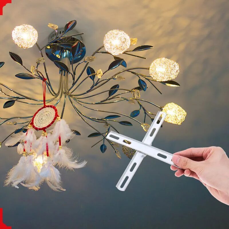 2 набора кронштейнов для потолочных светильников, крепления для ламп, аксессуары для подвешивания, освещение