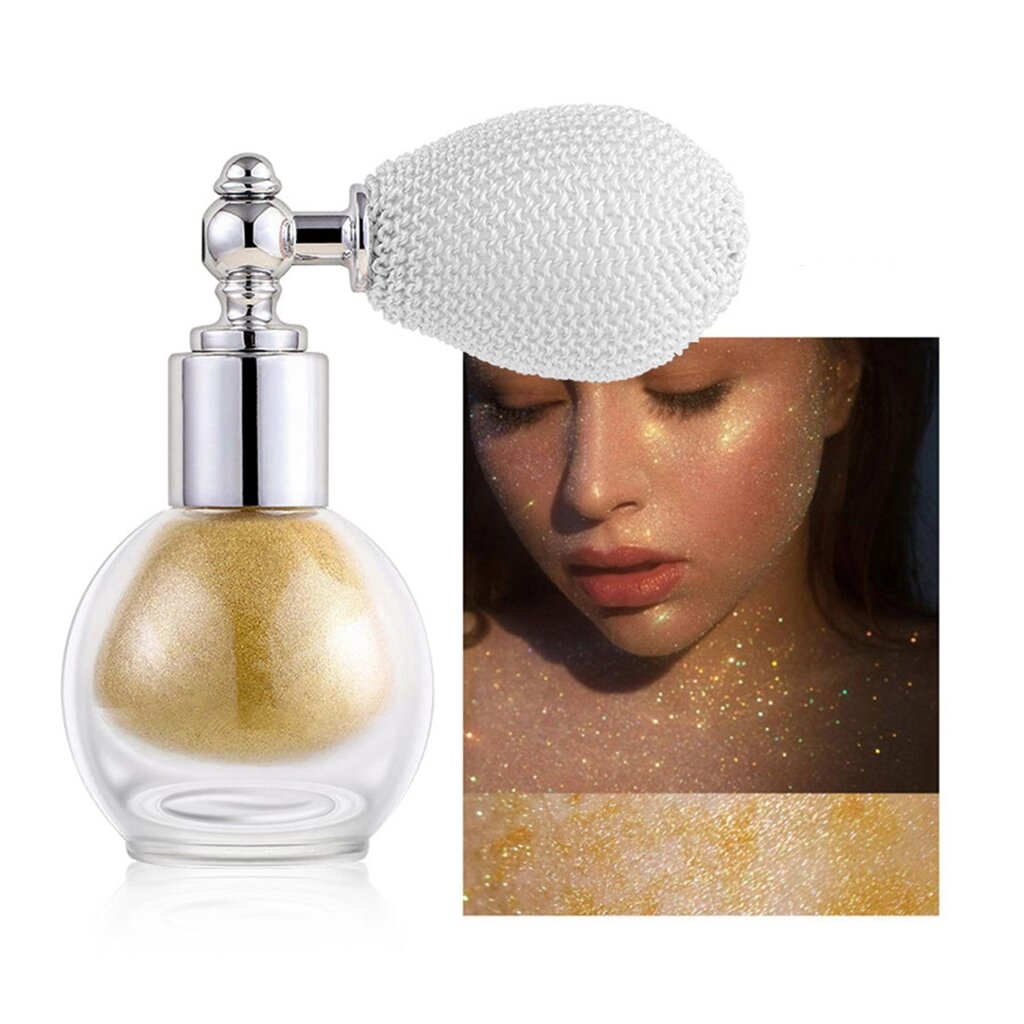 1 флакон спрея с осветляющим блеском для тела, ароматическая пудра High gloss powder spray glitter-07