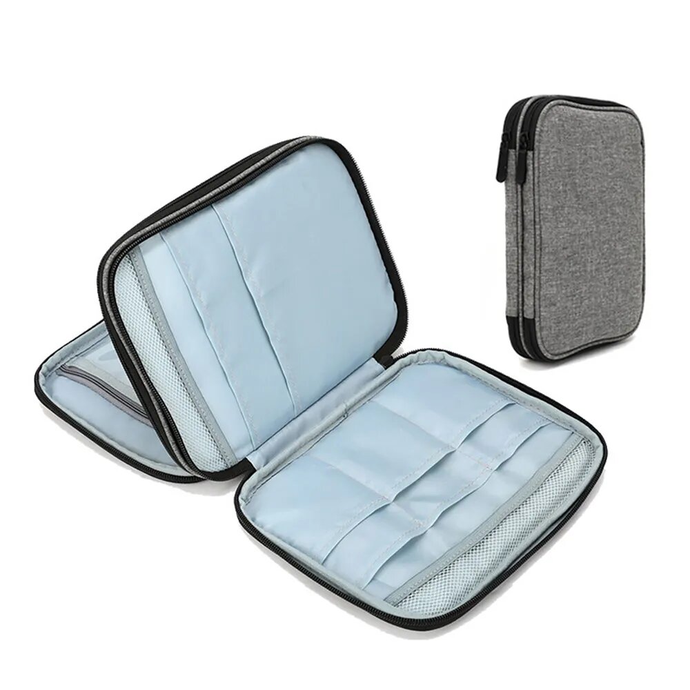 Чехол для круговых спиц, дорожная сумка-органайзер для хранения различных вязальных спиц