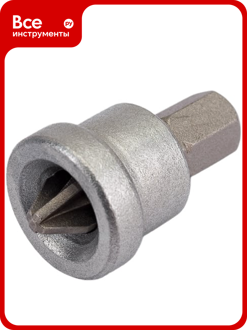 Бита магнитная с ограничителем для ГКЛ (2 шт; PZ2; 25 мм; S2) Pobedit 2617057