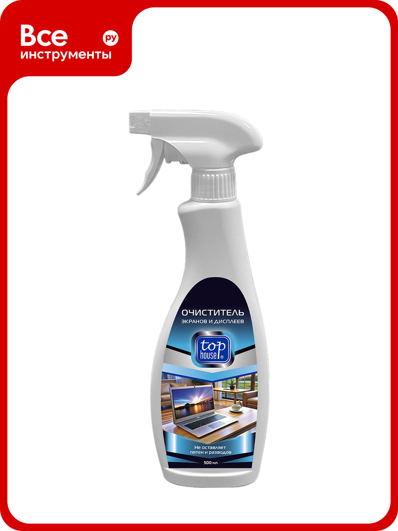 Очиститель для экранов всех типов TOP HOUSE 500 мл 181558