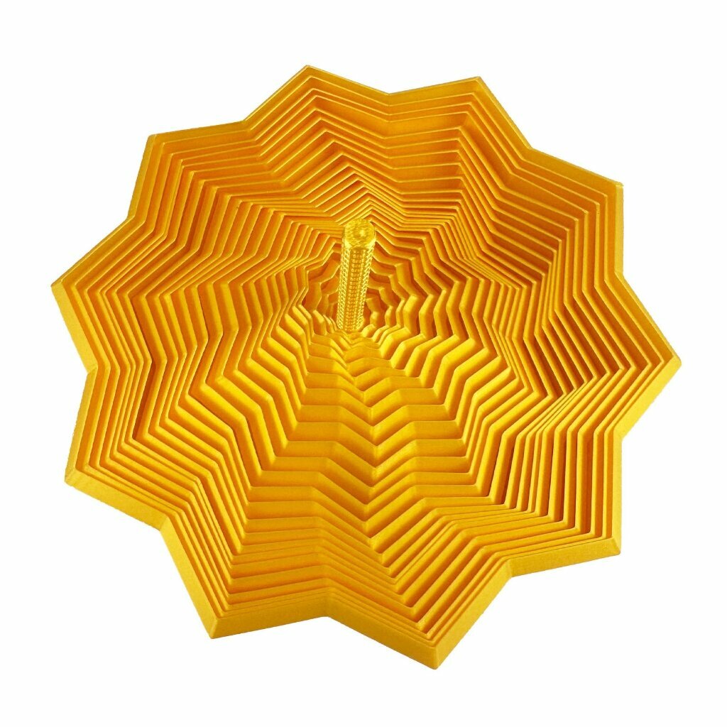 Игрушка-непоседа со звездой, напечатанная на 3D-принтере, Трансформируемая игрушка для снятия стресса с ручкой, подарок на День рождения для женщин и мужчин